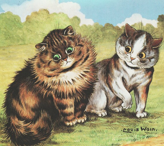 50s Cat Illustration Free Vintage Clipart Of A House Cat With Bow