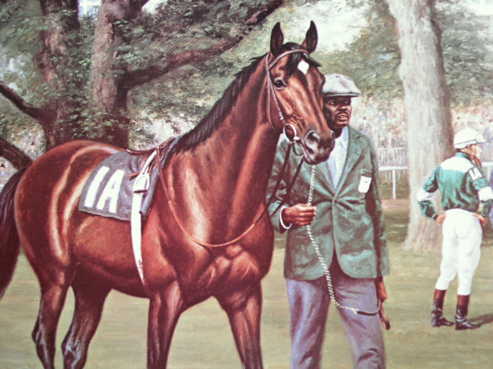 Horse Racing Print Equestrian Wall Art of Filly Race Horse "waya" Gift ...