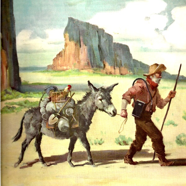 Donkey Art Print - Etsy