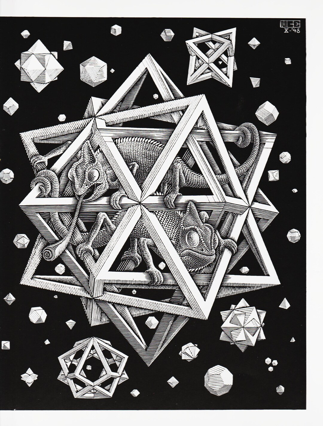 Escher Perspective MC Escher Print Fantasy Illustration - Etsy