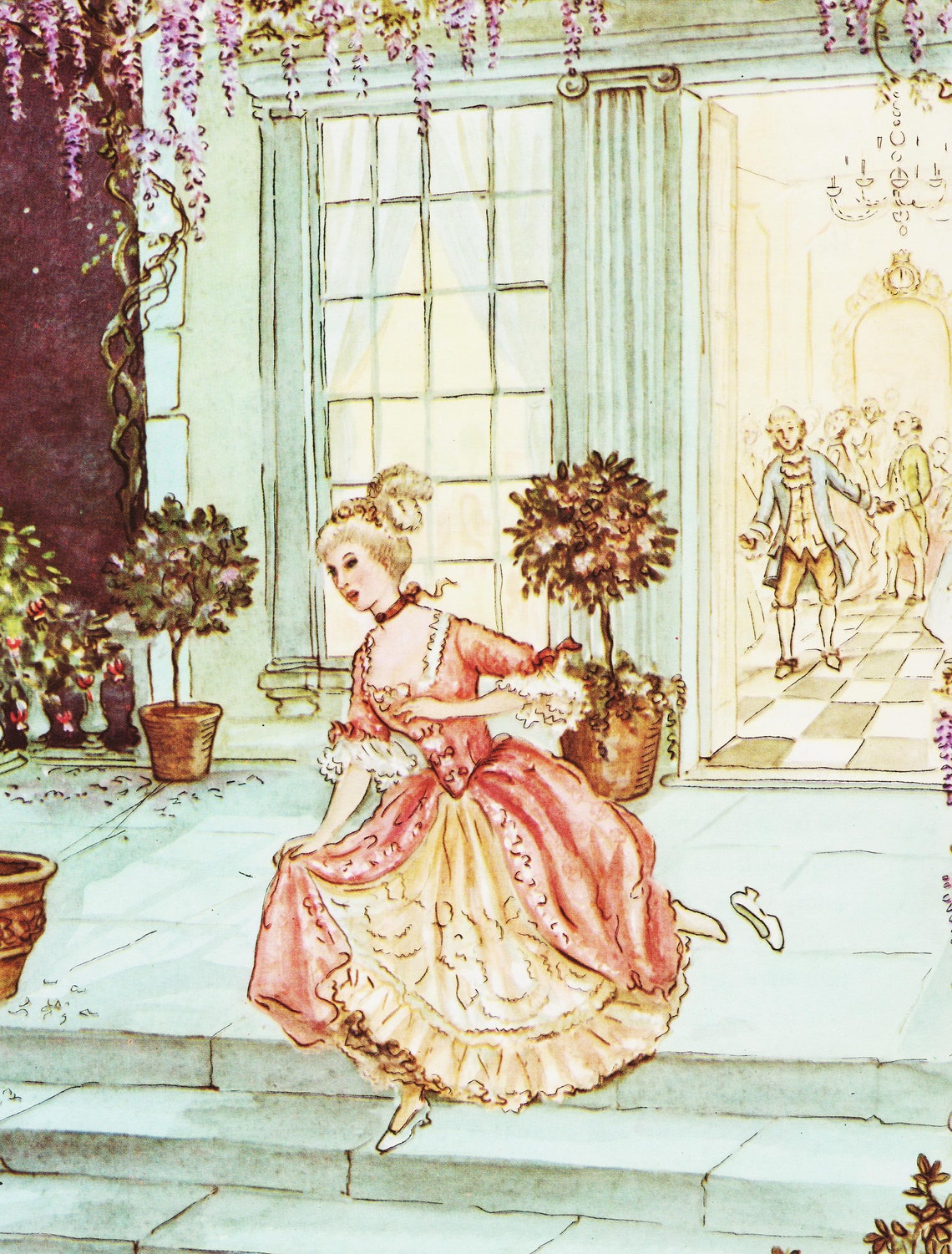 Tasha Tudor Print of Fairytale Art for Girls Room Decor - Etsy