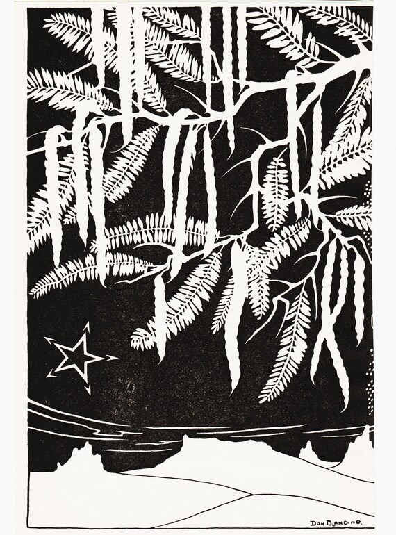 Star Illustration Celestial Drawing Desert Sky Art | Etsy