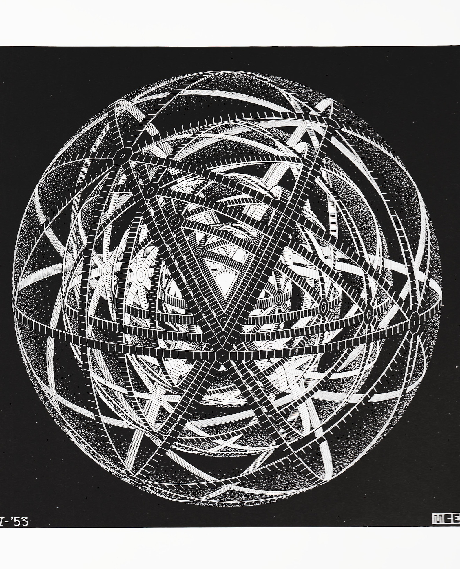 Escher Art Print MC Escher Relativity Drawing for Modern Wall Art ...