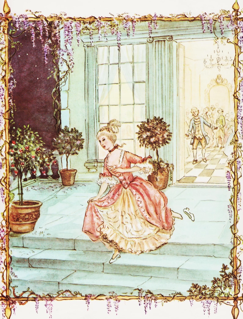 Tasha Tudor Print of Fairytale Art for Girls Room Decor - Etsy