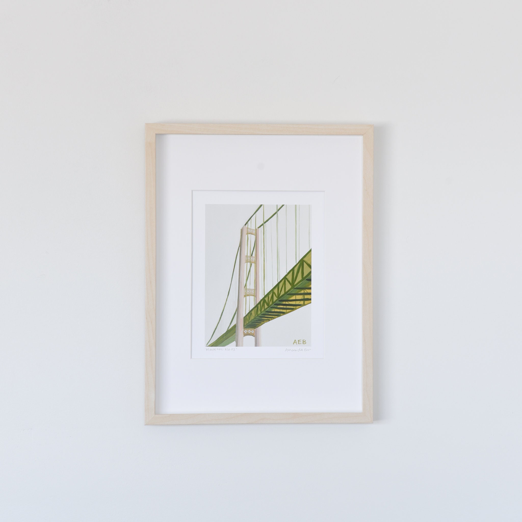 8x10 Mackinac Bridge No.03 Fine Art Print | Amanda Bur Art - Etsy