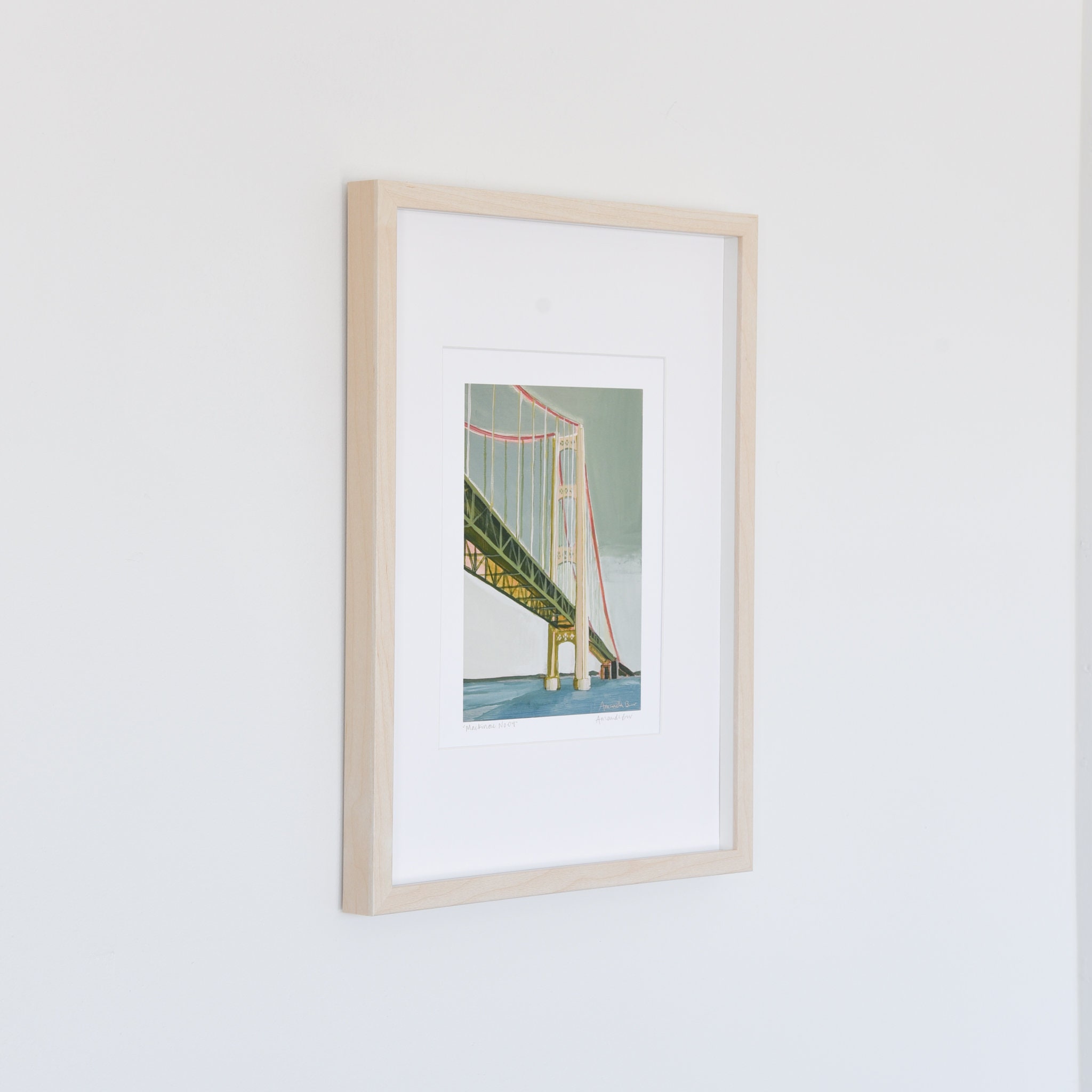 8x10 Mackinac Bridge No.04 Fine Art Print | Amanda Bur Art - Etsy