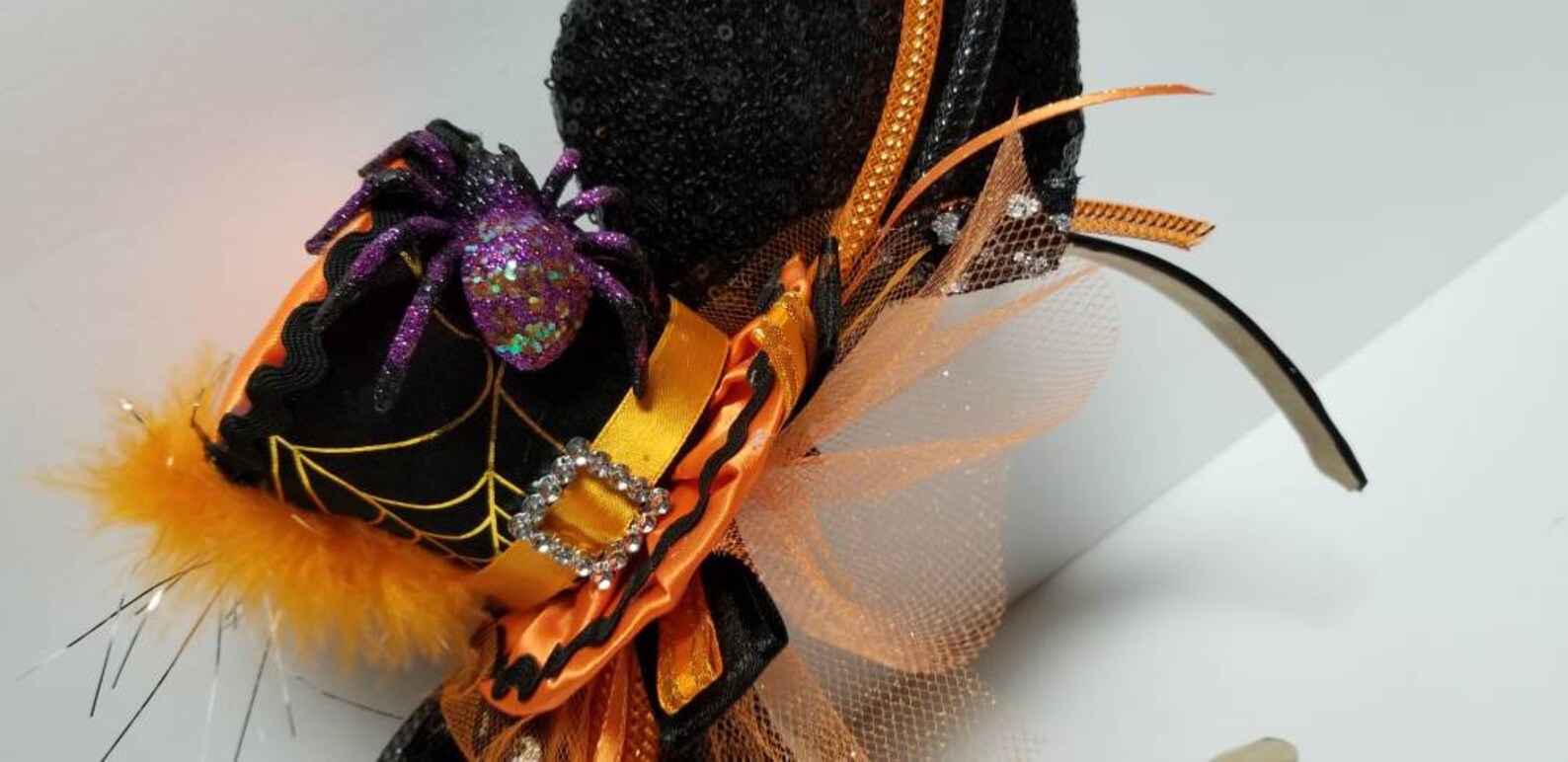 Halloween Spider Top Hat Mickey Ears - Etsy
