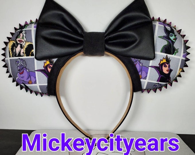 Simply EVIL. Disney Villain Ears Iridescent Stud Stud Trim - Etsy