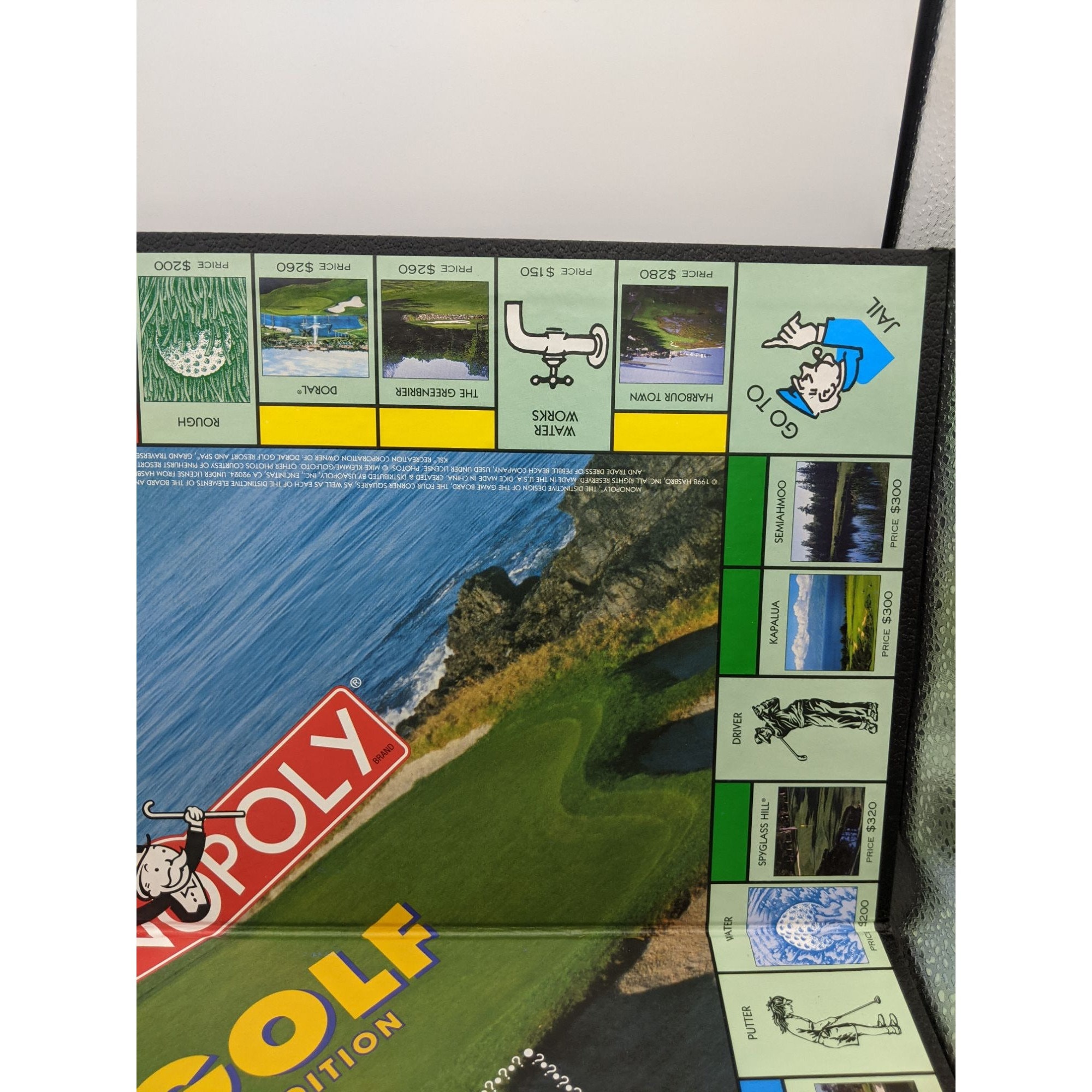 Vintage 1998 Monopoly Golf Edition Game Replacement Board - Etsy UK