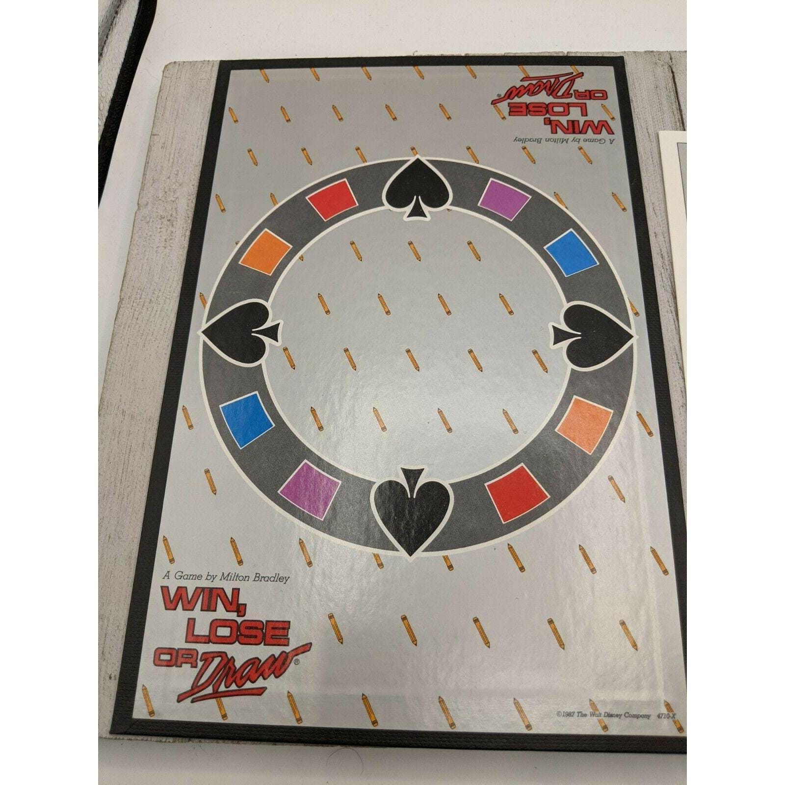 Win Lose or Draw Game Replacement Board and Instructions 1987 - Etsy