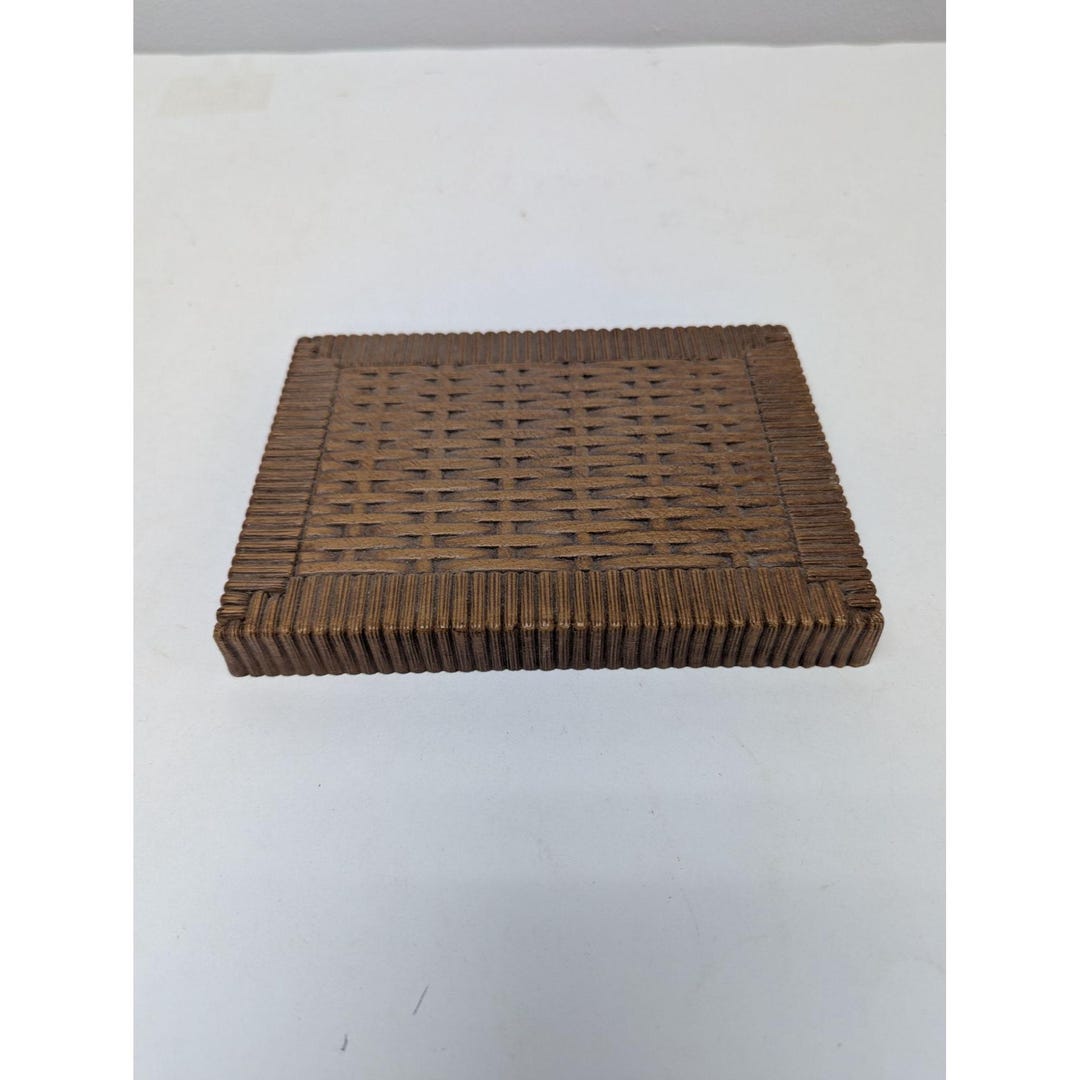 Vintage Homco Syroco Basket Weave Wall Shelf 5”x7” 1978 #3323 - Etsy