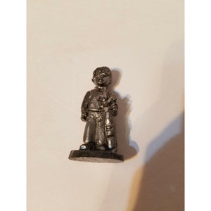 Pewter Golf Boy Guy Figurine by R B Pewter Desktop Michael Ricker 2 3/8 ...