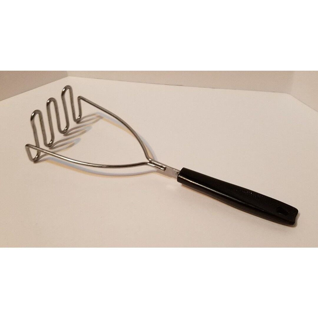 Vintage EKCO Potato Vegetable Masher Black Handle Kitchen - Etsy