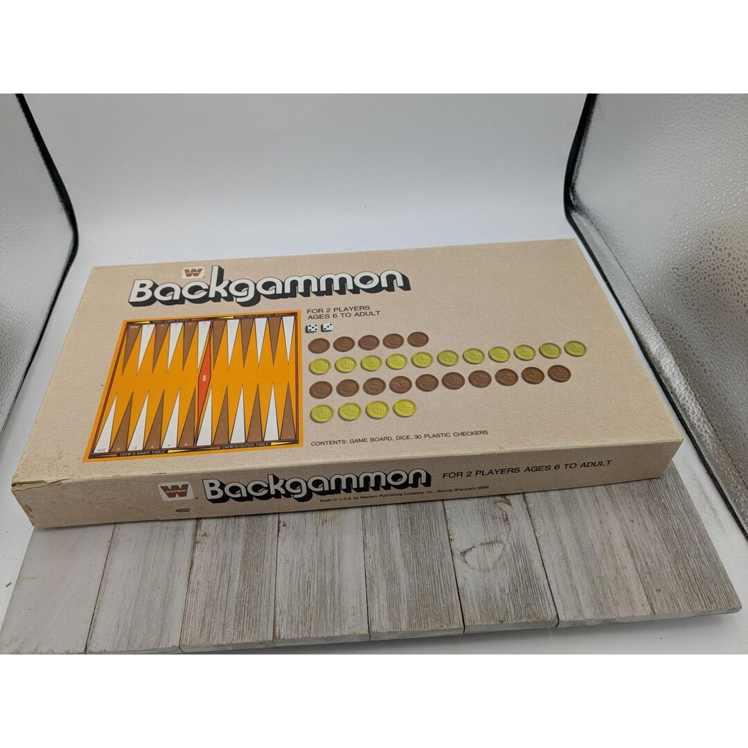 Vintage Backgammon Game Board Set by Western Publishing Co. 1973 - Etsy