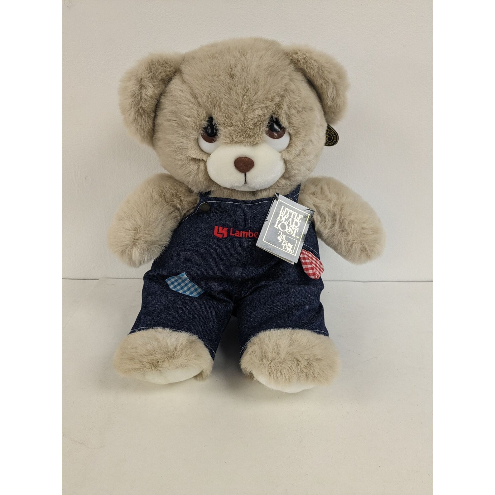 Vintage Little Bear Lost 24 K Polar Puff 1992 With Overalls Stuffed ...