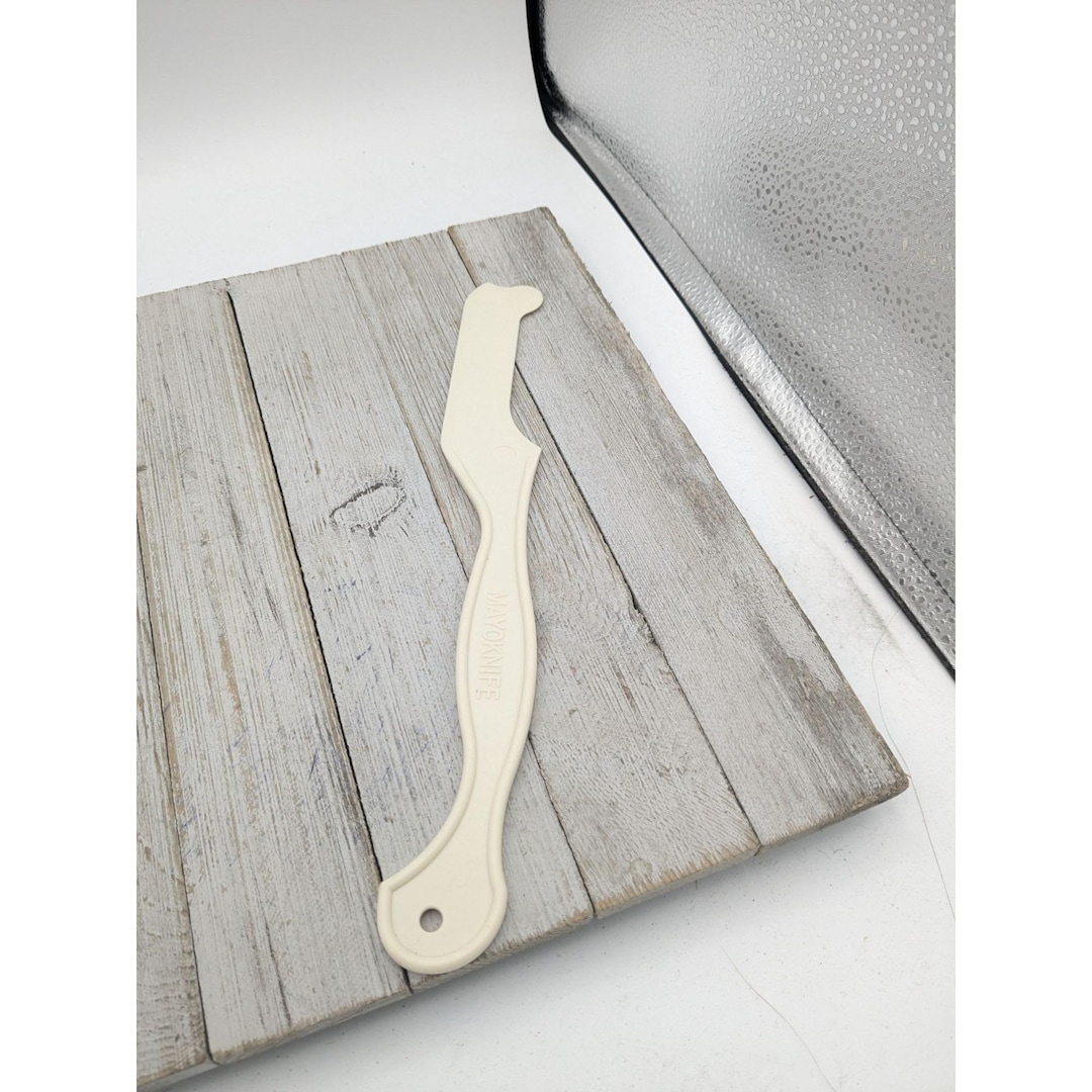 MAYOKNIFE #2 Plastic Nylon Almond Mayonnaise Spreader Scrapper Knife ...