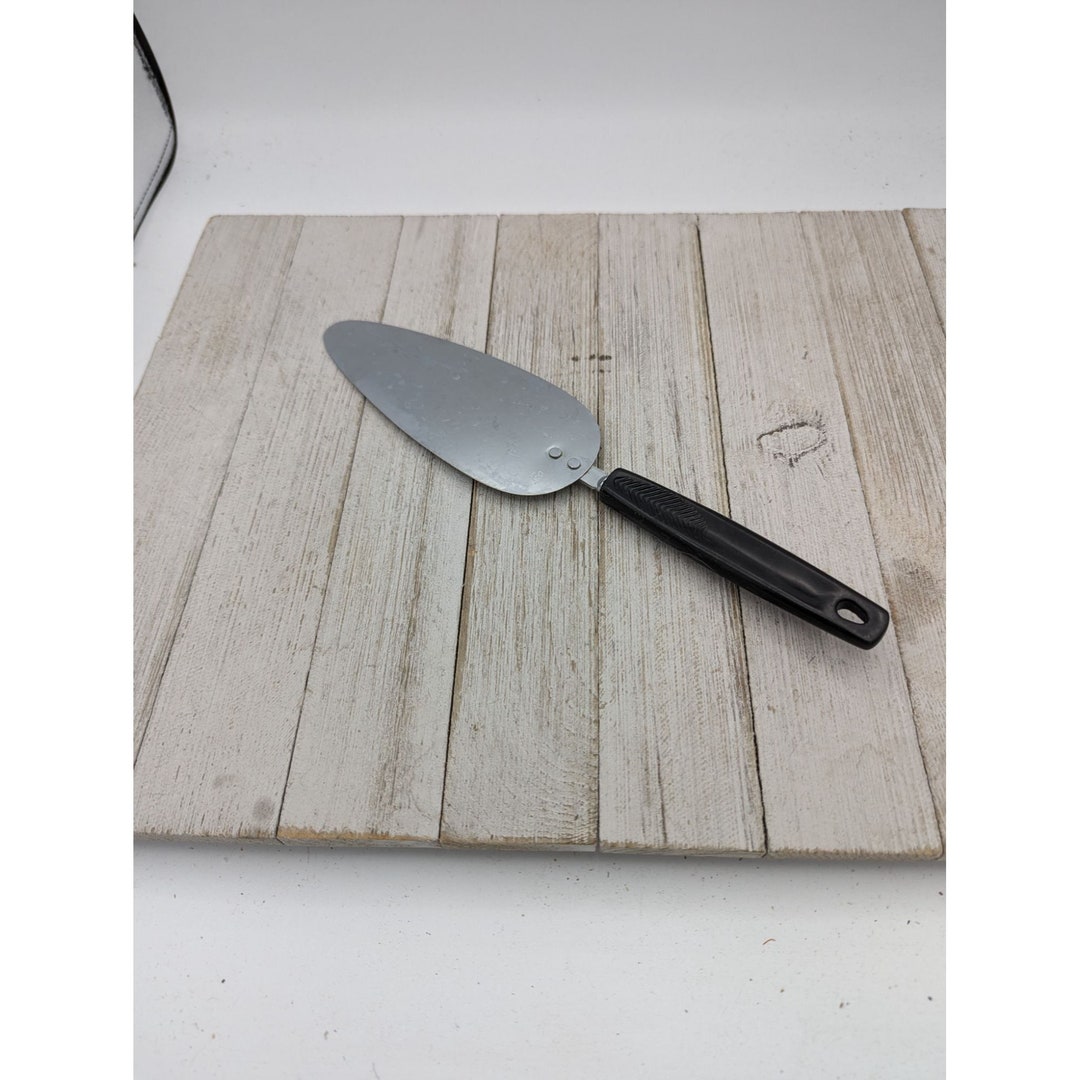 Vintage Foley Chromium Cake Pie Spatula Server 10 1/2" Black Handle - Etsy