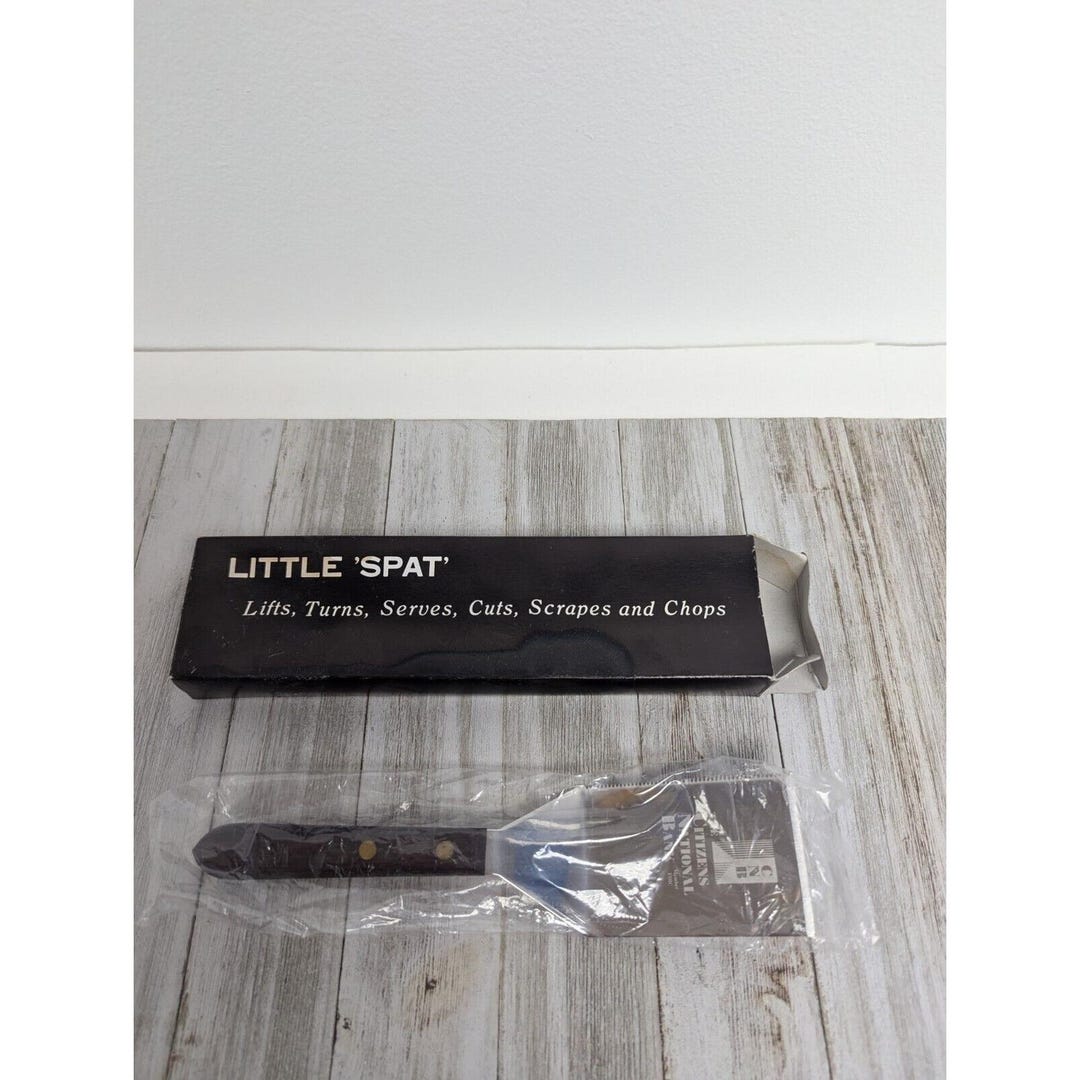 NOS Little 'spat' Brownie Spatula Server BANK Advertising Stainless ...