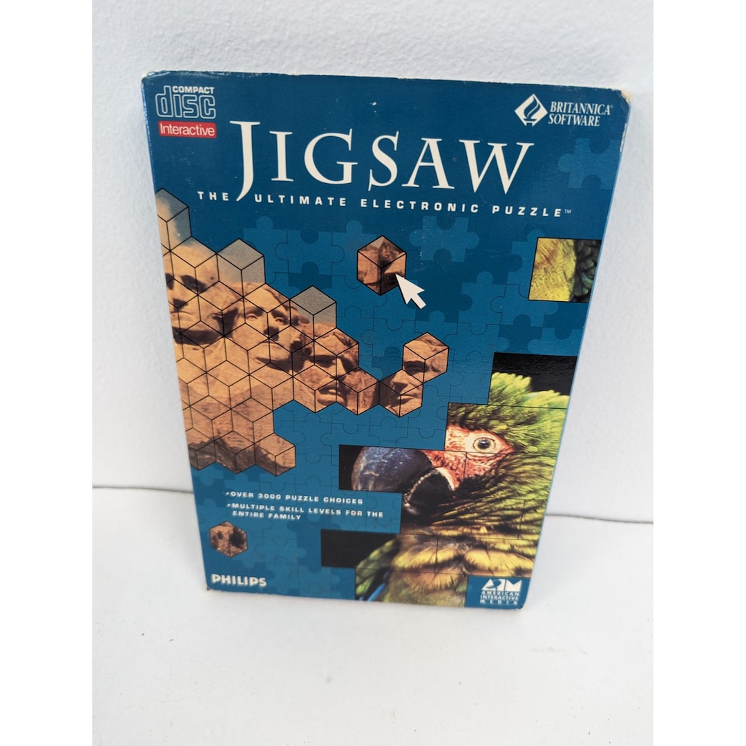 Jigsaw Ultimate Electronic Puzzle Interactive Compact Disc Phillips CD ...