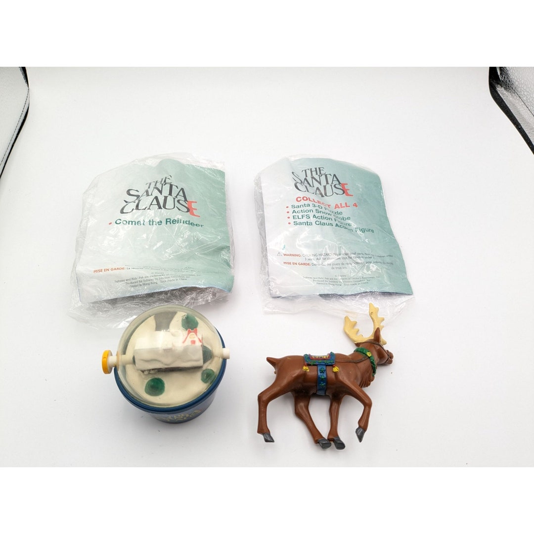 SUBWAY Kids Pak Meal the Santa Clause Toys Set of 4 - Etsy