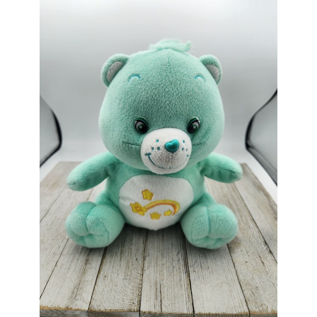 Vintage 2003 Nanco Care Bears Nanco Wish Bear 10" Plush Sitting Down ...