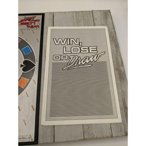 Win Lose or Draw Game Replacement Board and Instructions 1987 - Etsy