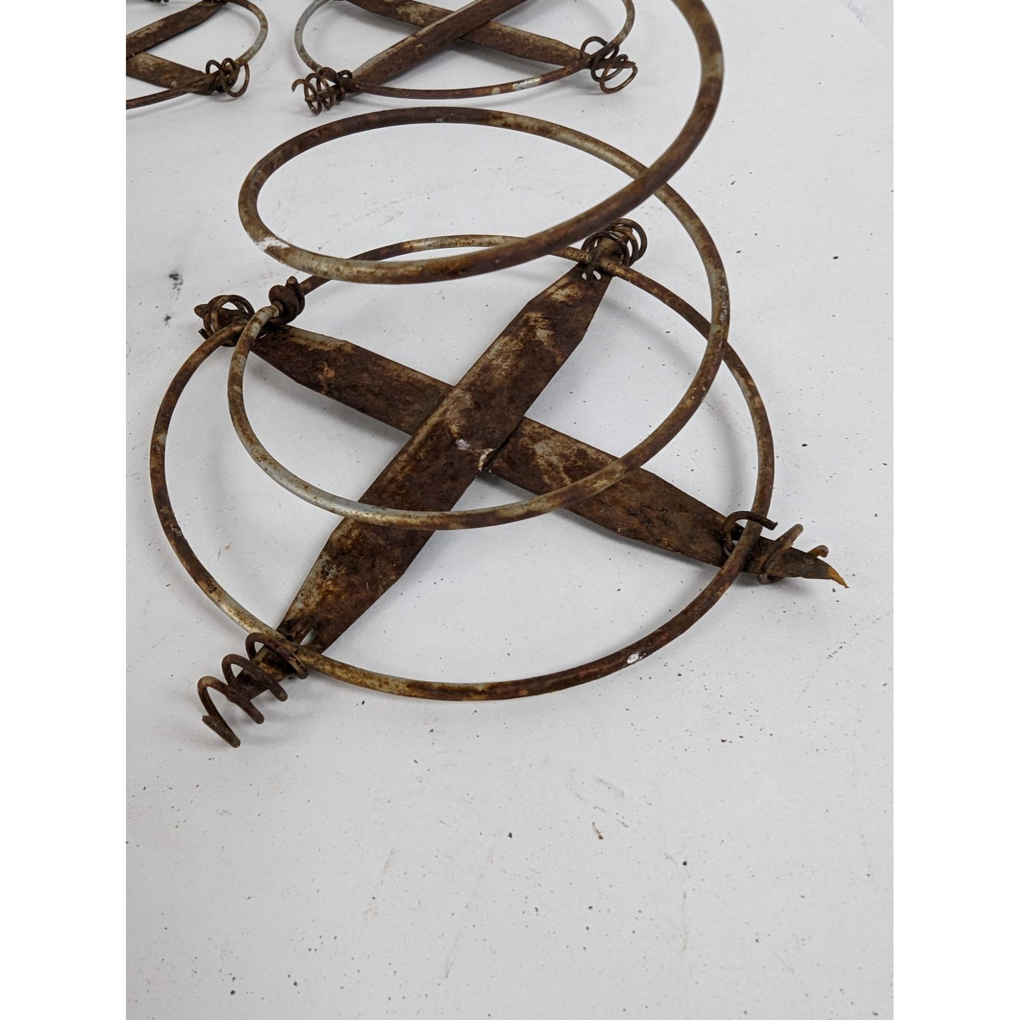 Vintage 3 Tornado Coil Bed Springs Set 7 Rustic Crafting Farmhouse ...