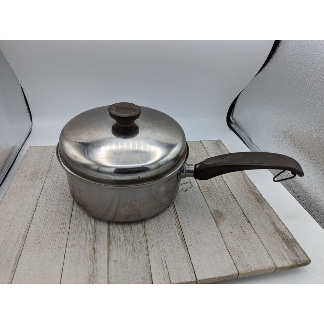 Buckeye 2 QT Sauce Pan 18-8 Tri-ply W/ Lid Wooster, Ohio USA - Etsy