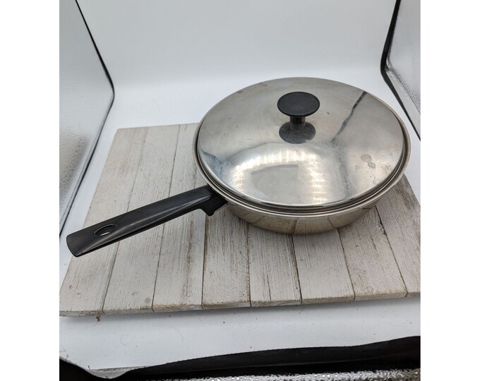 Vintage Regal Ware Stainless Steel Skillet Fry Pan & Lid 10 1/4" - Etsy