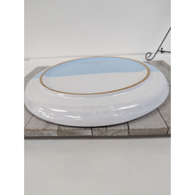 Grottaglie Ceramic Pottery Dinnerware Snowman Serving Platter Vintage ...