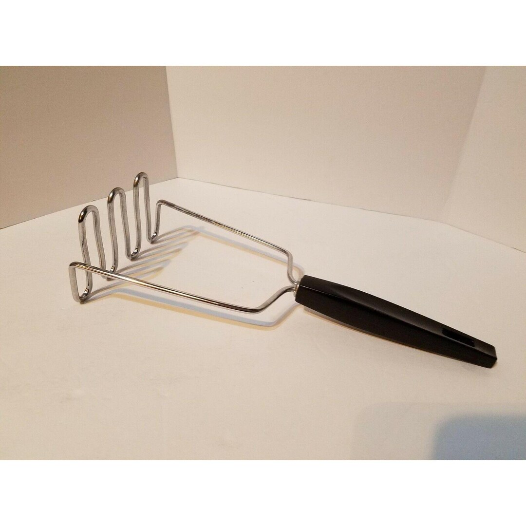 Vintage Androck Stainless Steel Potato Masher Black Handle 10 1/4" - Etsy