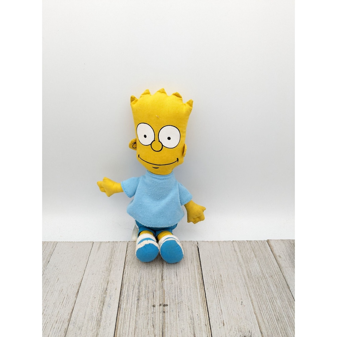Vintage 1990 Dan Dee the Simpsons Bart Simpson Collectible Rag Doll - Etsy