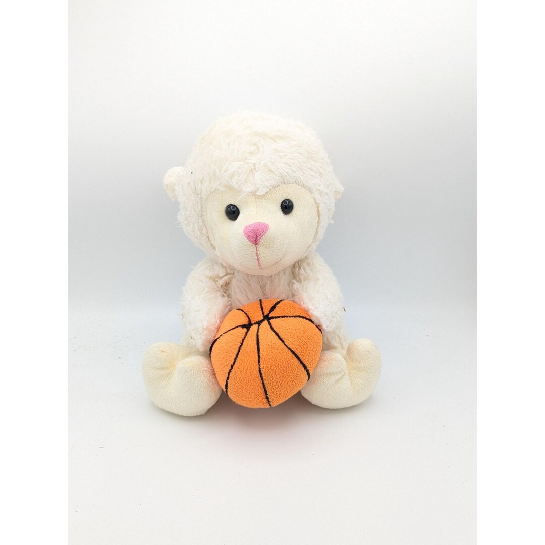 Mattel White Lamb With Basketball 11" Plush Stuffed Animal - Etsy