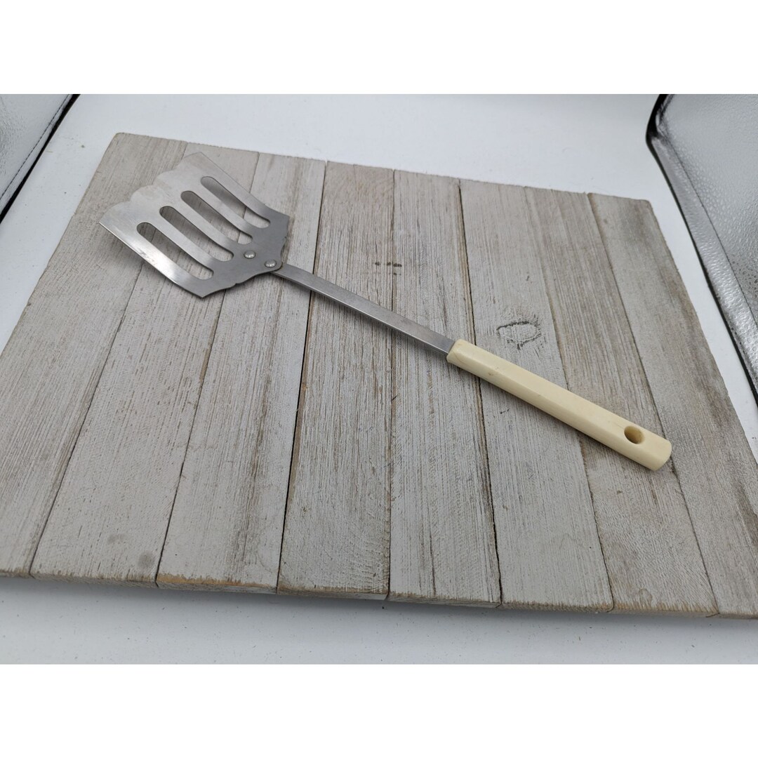 ROYAL BRAND Sharp Cutter Stainless Curved Slotted Spatula Flipper ...