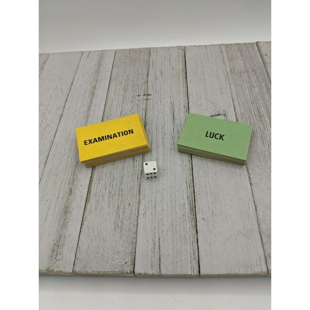 Vintage Go to the Head of the Class Board Game Examination Luck Dice ...