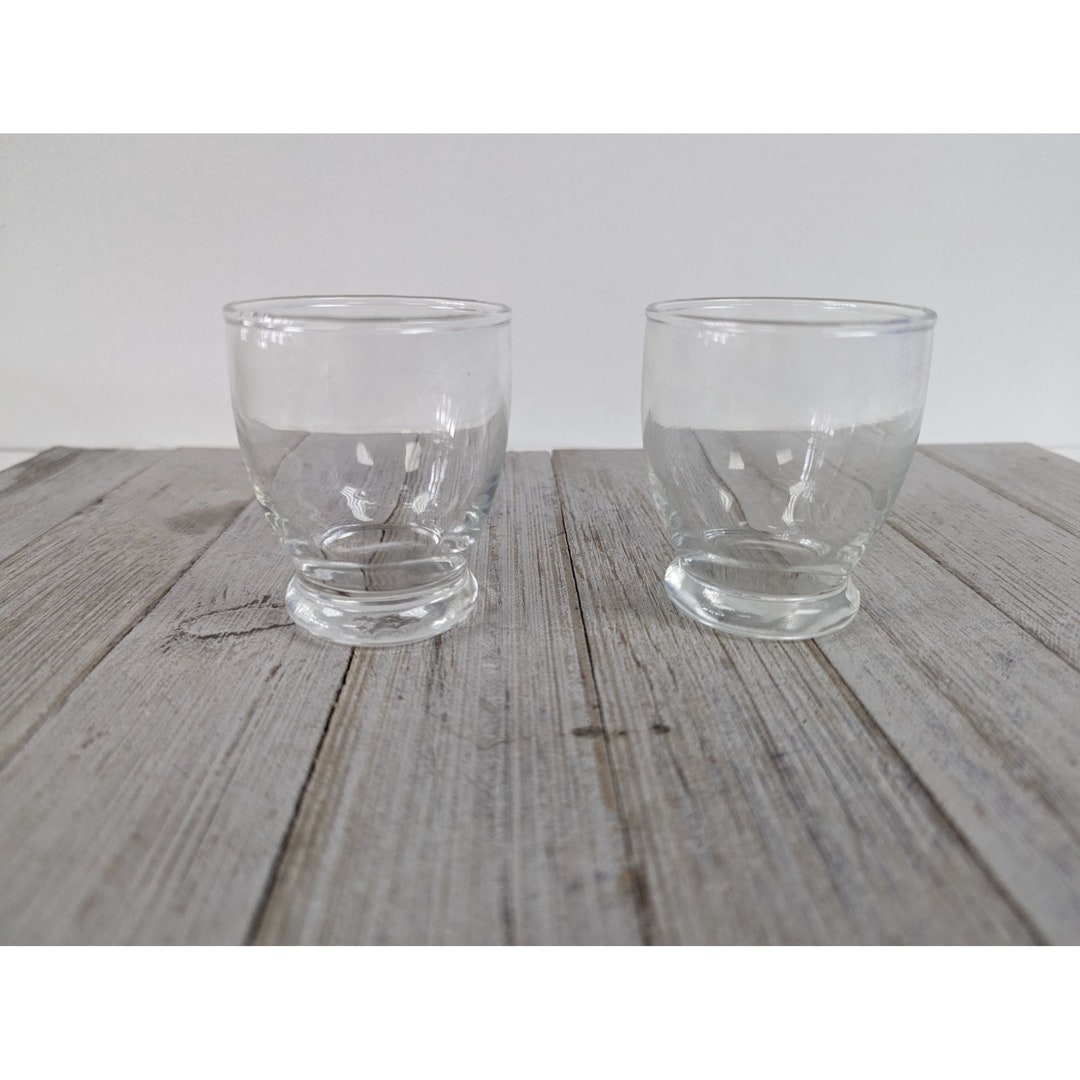 Vintage Glass Egg Cups Glass Set of 2 -- 2 1/4" - Etsy