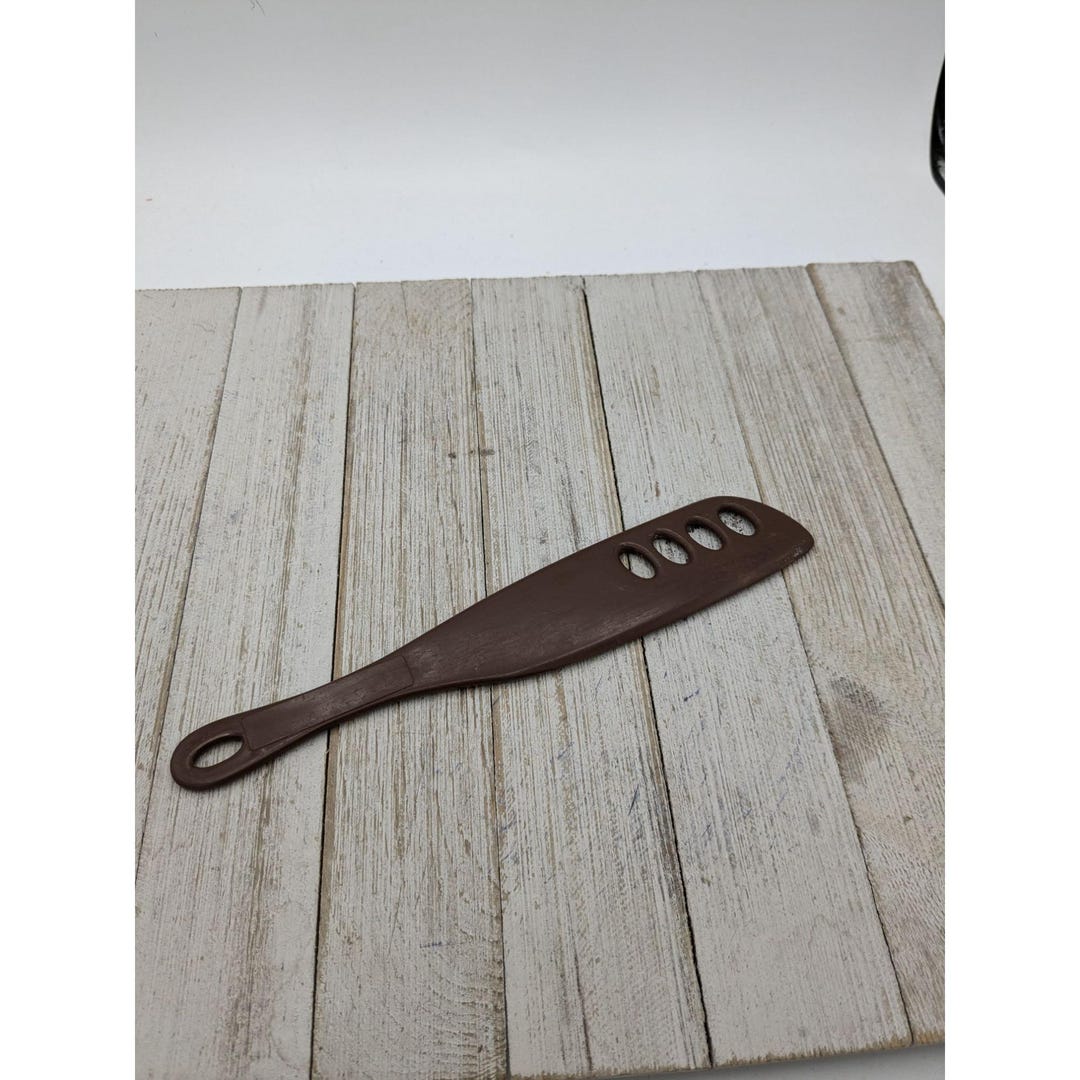 Vintage Brown Pan Scraper Plastic Spatula 8 3/4" - Etsy