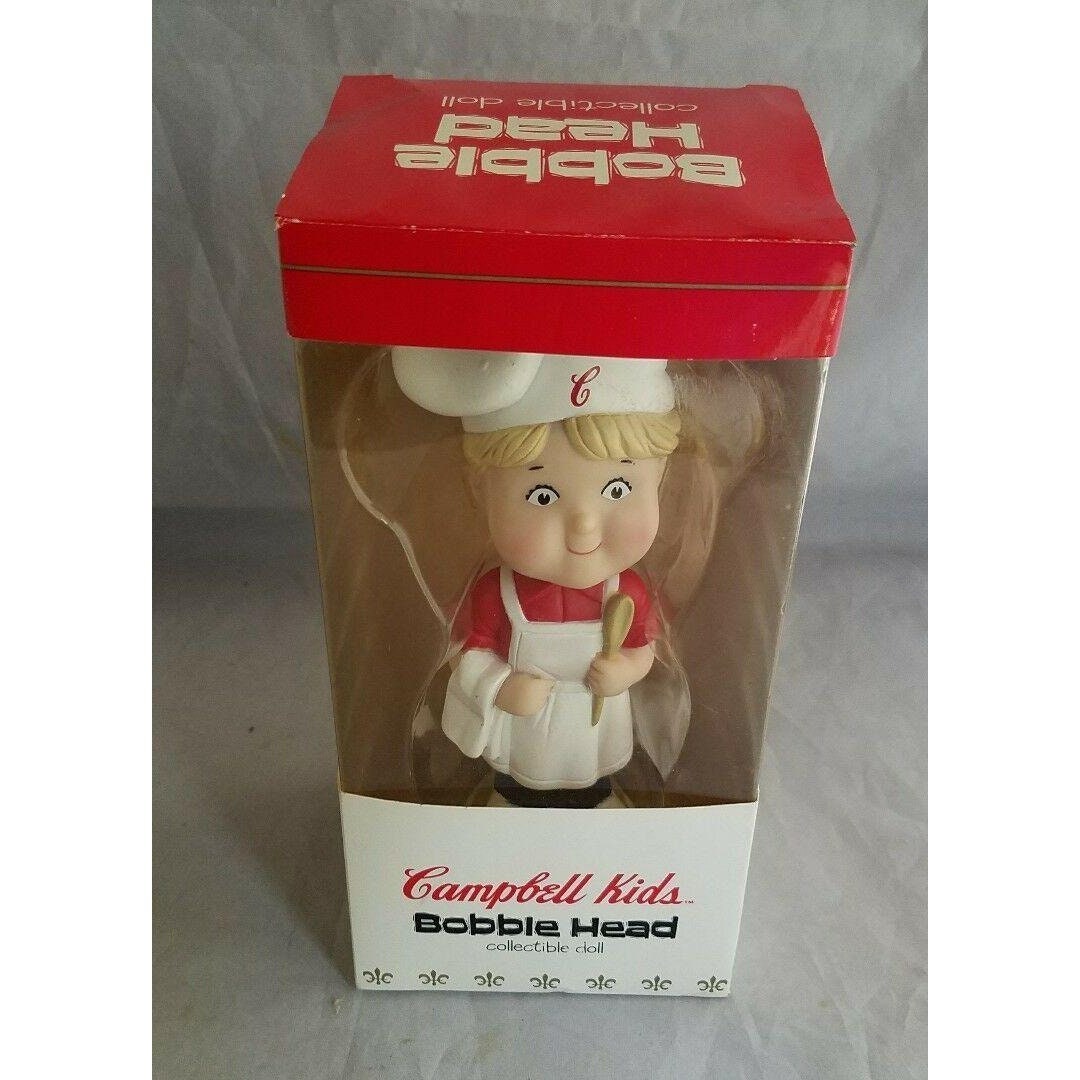 Campbells Soup Campbell Kids Bobble Head Blonde Boy Chef Collectible ...