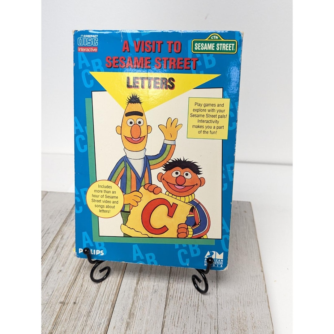 A Visit to Sesame Street - Letters Interactive Compact Disc Phillips Cd ...