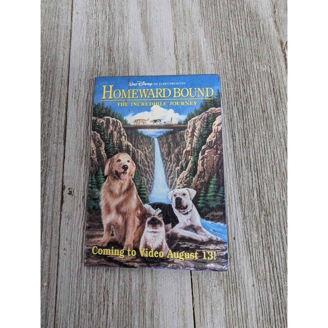 Vintage Walt Disney Homeward Bound Movie Logo Promo Pinback Button USA ...