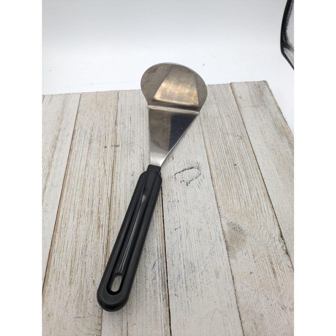 Vintage Potato Vegetable Solid Blade Masher Black Handle Utensil 9 1/4 ...