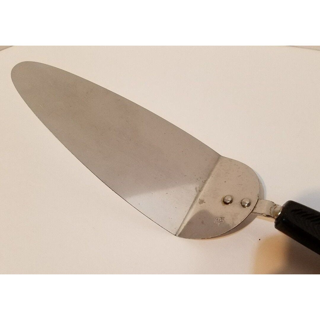 Vintage Foley Chromium Cake Pie Spatula Server 10 1/4" Black Handle - Etsy
