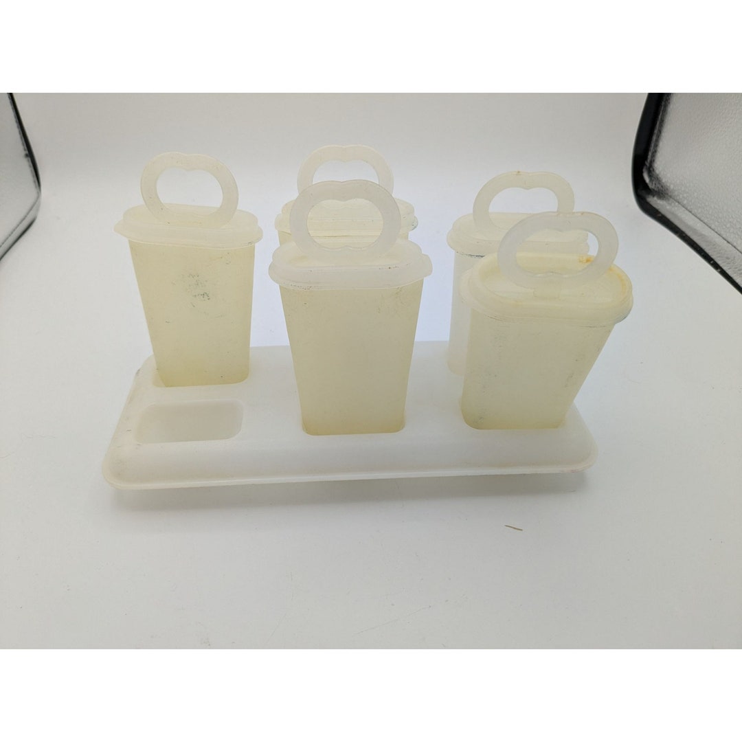 Vintage Tupperware Popsicle Molds Set of 5 Freezer Pop Makers Tray 5 - Etsy