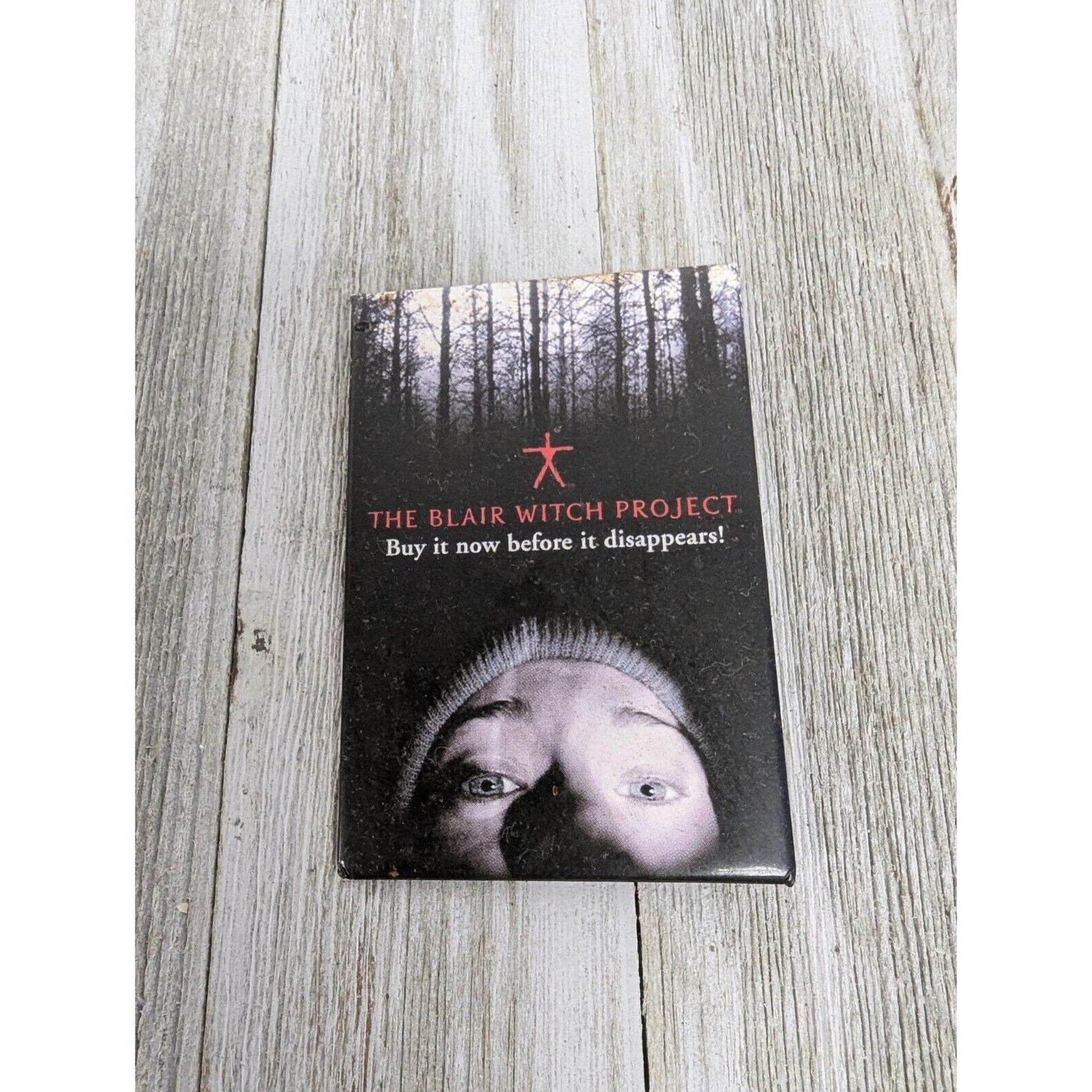 Vintage Blair Witch Project Movie Logo Promo Pinback Button USA 2"x3 ...
