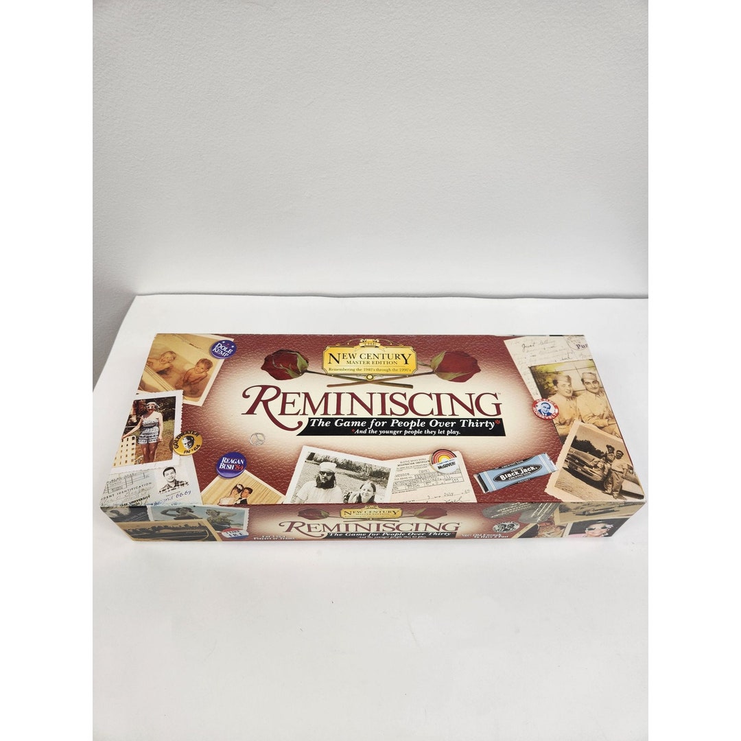 Vintage 1998 Reminiscing Trivia Game Complete - Etsy