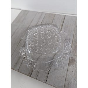 Butter Glass Compote Covered Candy Dish Daisy Button EAPG Bryce Bros ...