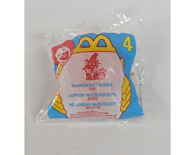 Mcdonald's Mcnugget Buddy Toy From 1998 #4 Sealed Bag - Etsy