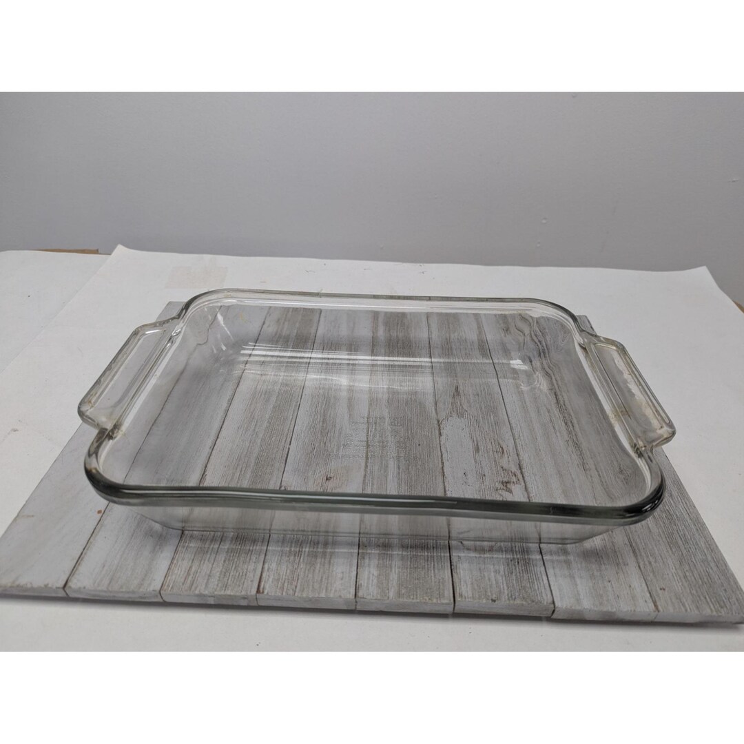 Anchor Hocking 1031 Clear Glass Rectangular Baking Dish 2 Qt 8" 11 1/2 ...