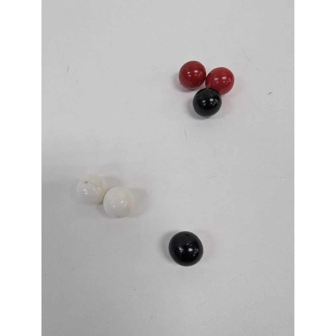 Fun House Board Game 1988 REPLACEMENT Part Piece Set of 6 Marbles Balls ...