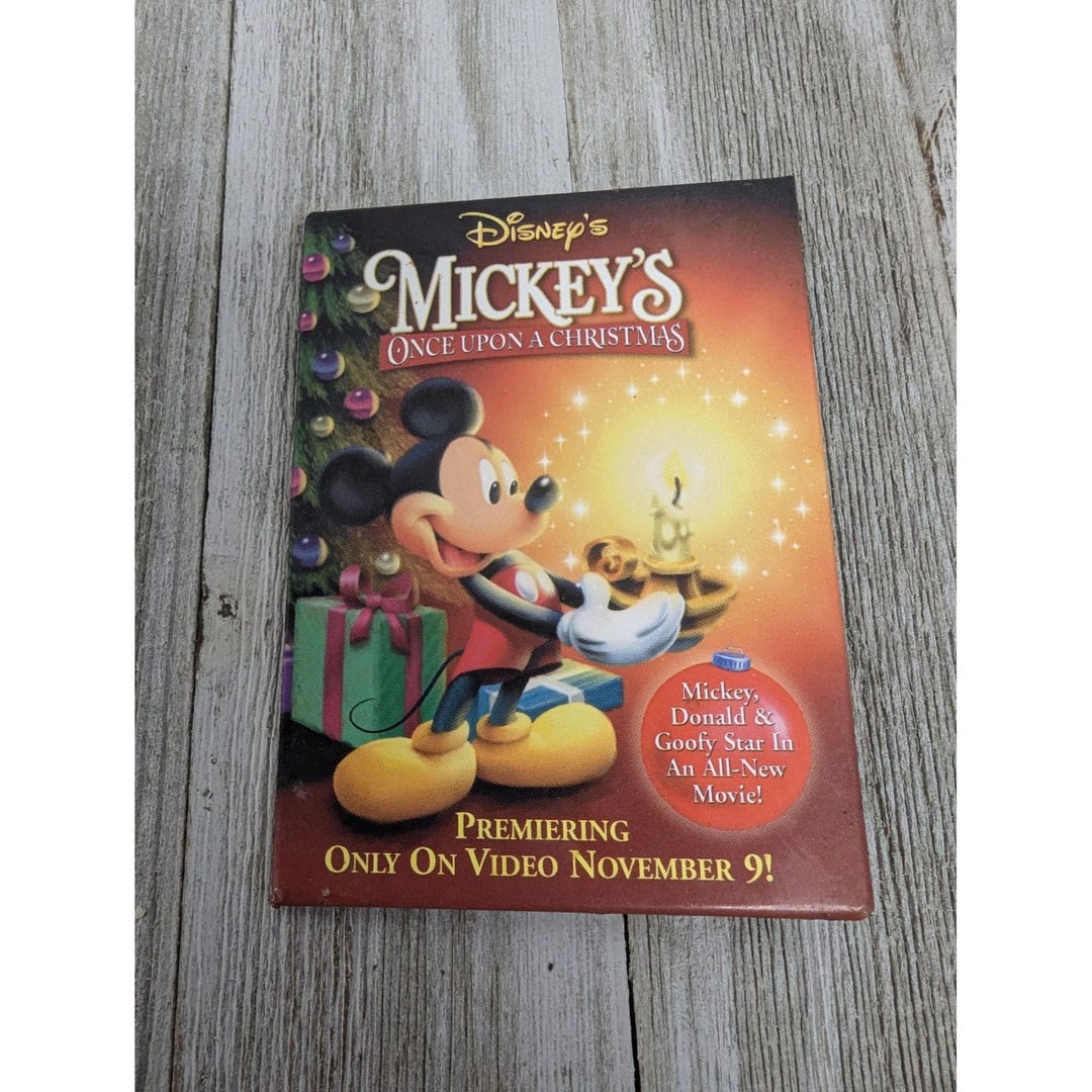 Disneys Mickeys Once Upon A Christmas Pin - Collectible Disney Pinback ...